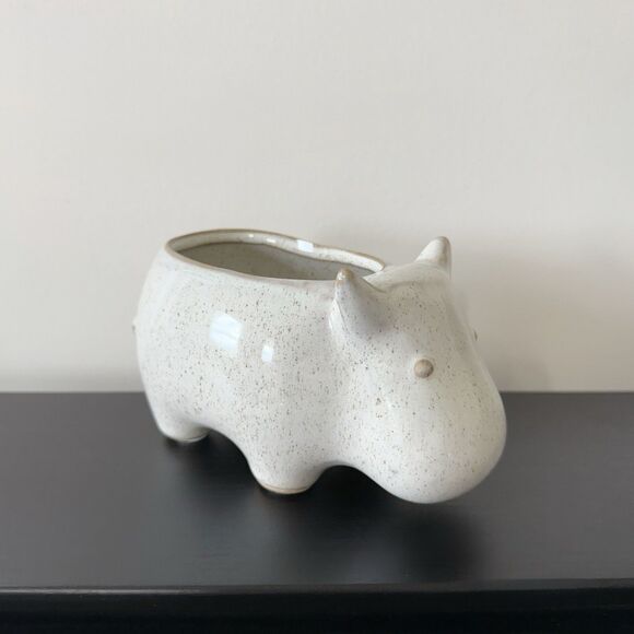 Accents | Ceramic Hippo Planter Home Decor Accents Hippopotamus Animal ...